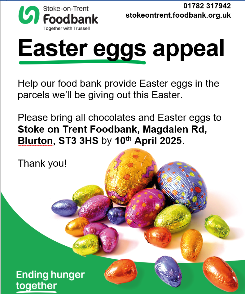 Stoke-on-Trent Foodbank Lent and Easter 2025 Resources | Stoke-on-Trent ...